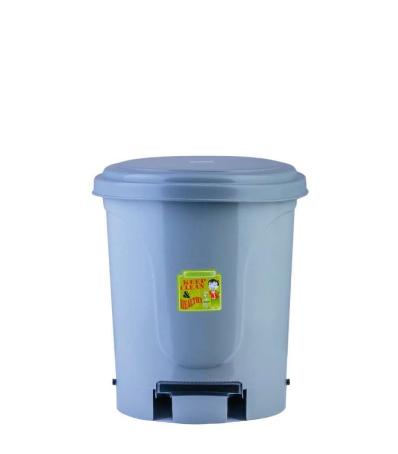 Promo Tempat Sampah Plastik Lucena Step Dust Bin 10 Liter - Grey ...