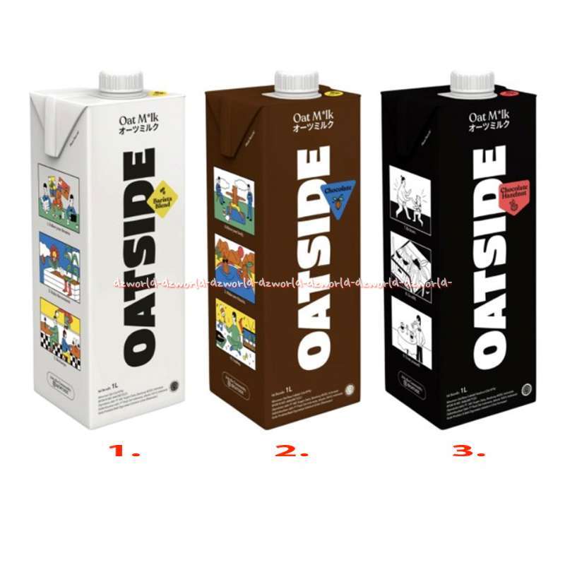Jual Outside 1L Oat Milk UHT Susu Siap Minum Oat Side Rasa Coklat ...