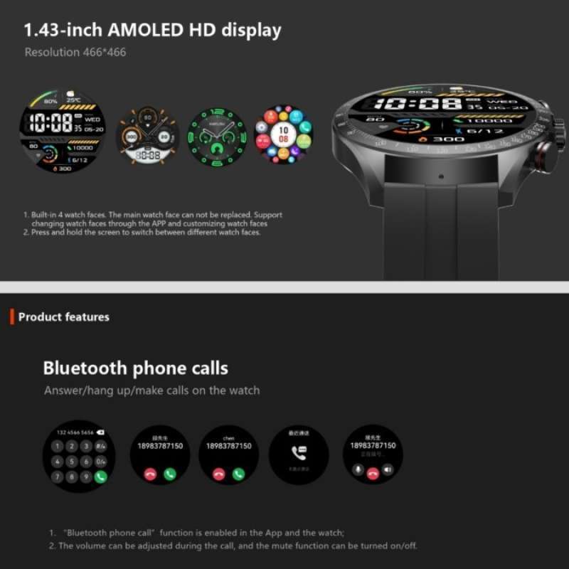 Jual Haylou Smartwatch Solar Pro LS18 Bluetooth Call - International ...