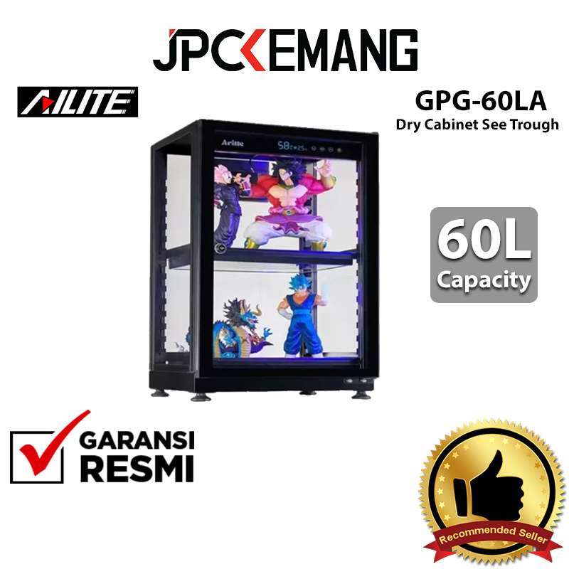 Promo JPC KEMANG Ailite GPG-60LA Dry Cabinet See Trough 60L Dry Box 60 LA Liter GARANSI RESMI ...