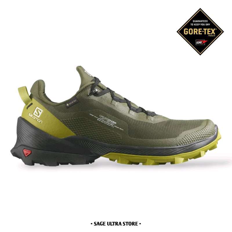 Jual Sepatu Hiking Trail Running Salomon Cross Over Gore-tex Men Pria ...