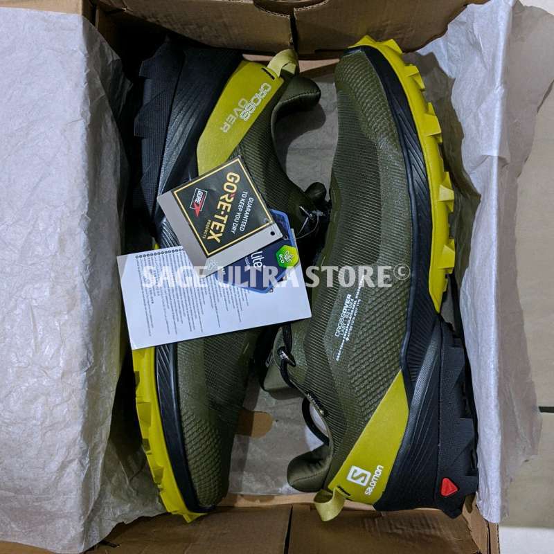 Jual Sepatu Hiking Trail Running Salomon Cross Over Gore-tex Men Pria ...