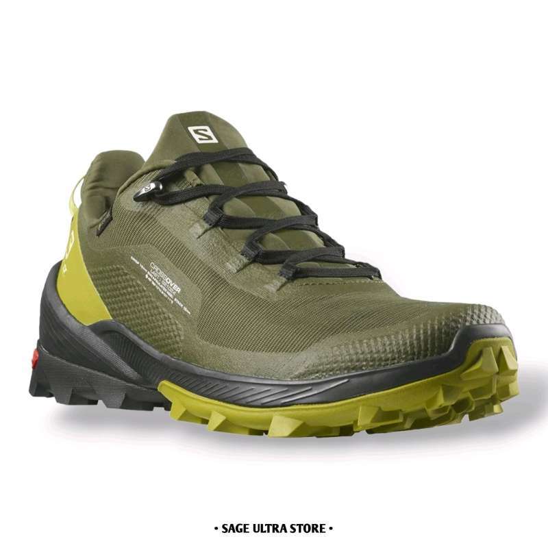 Jual Sepatu Hiking Trail Running Salomon Cross Over Gore-tex Men Pria ...
