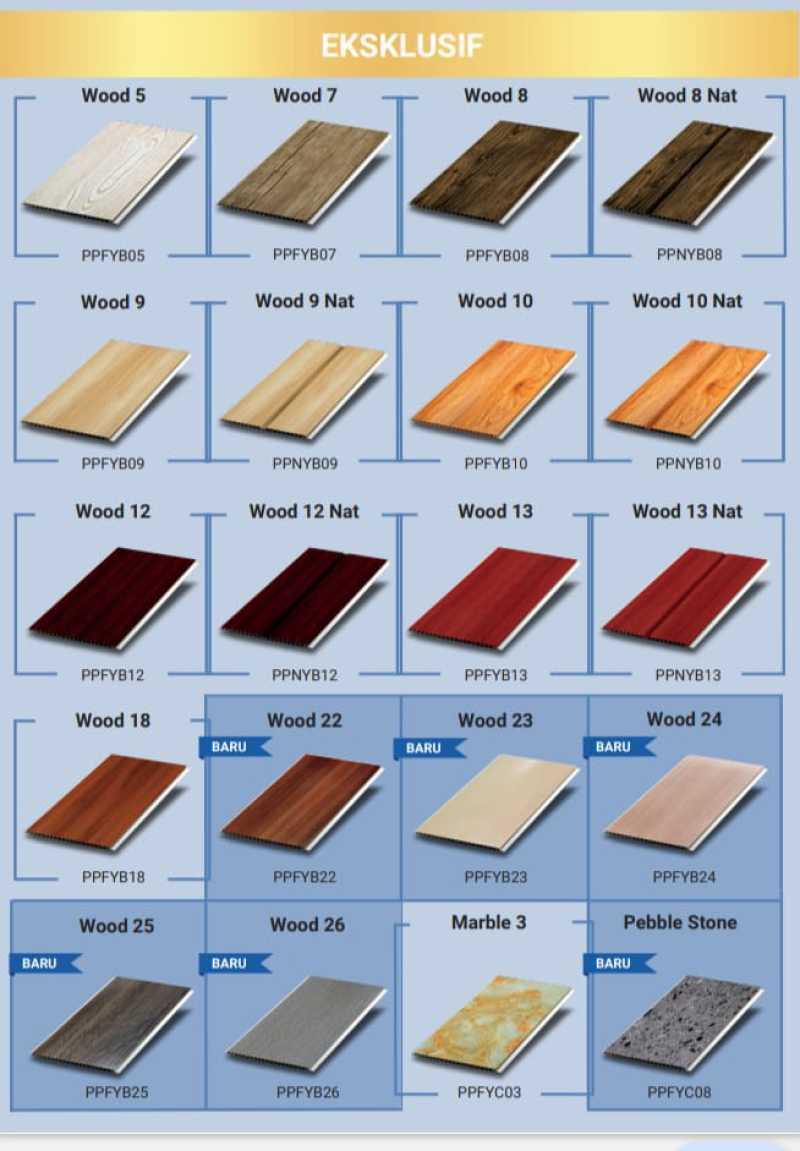 Jual Plafon Motif Pvc Maihome / Plafon Atap/ Motif Eksklusif Di Seller ...