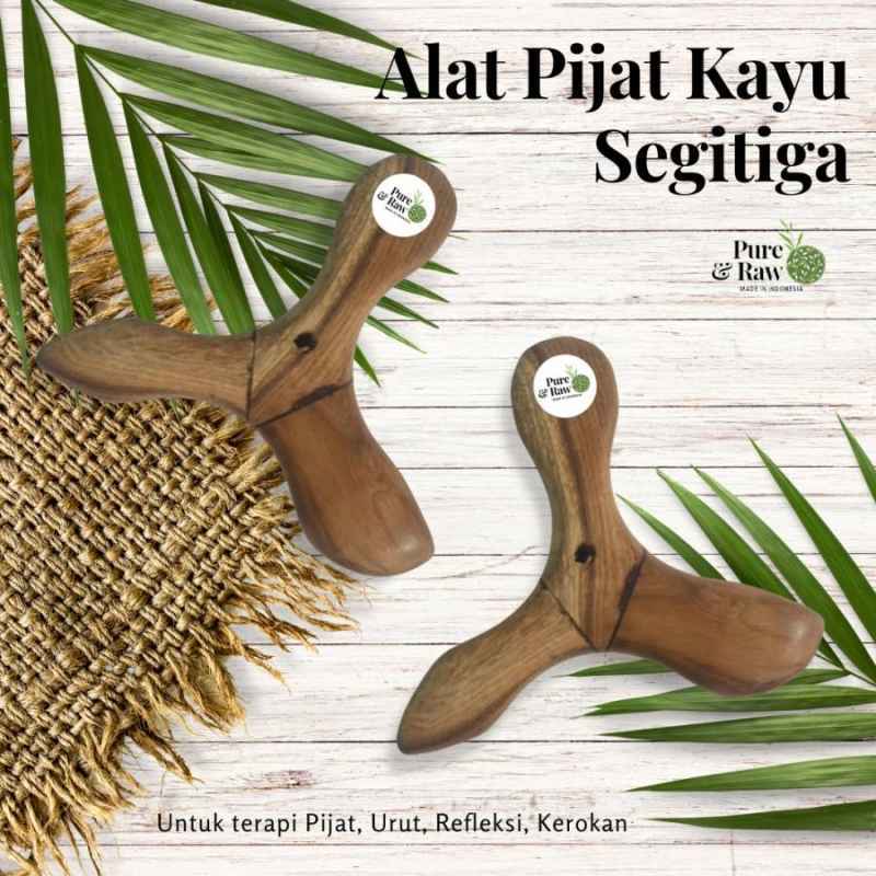 Jual Alat Pijat Kayu Segitiga Pijat Refleksi Urut Kerokan Pijit Kaki ...