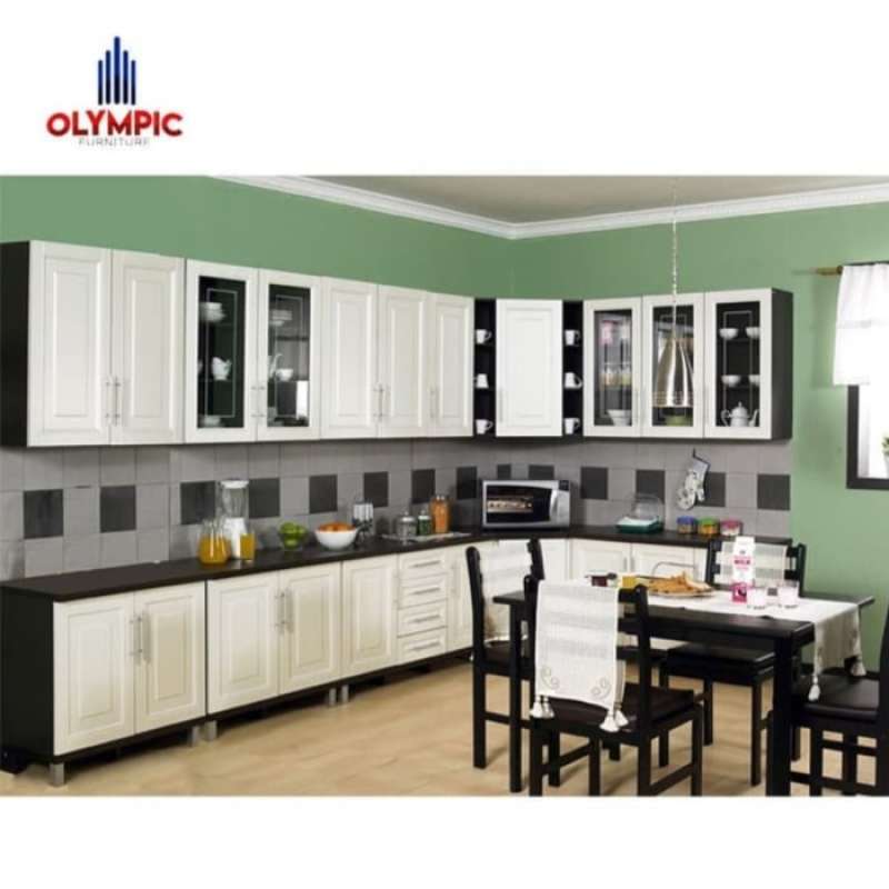 Promo Kitchen Set Atas 3 Pintu Seri Mutiara Merk Olympic Diskon 33% Di ...