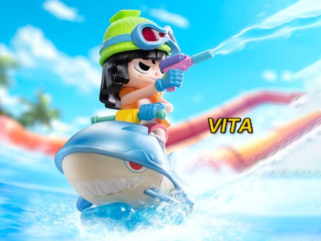 Jual Water Party Dimoo Skullpanda Labubu Pop Mart Open Box Figure ...