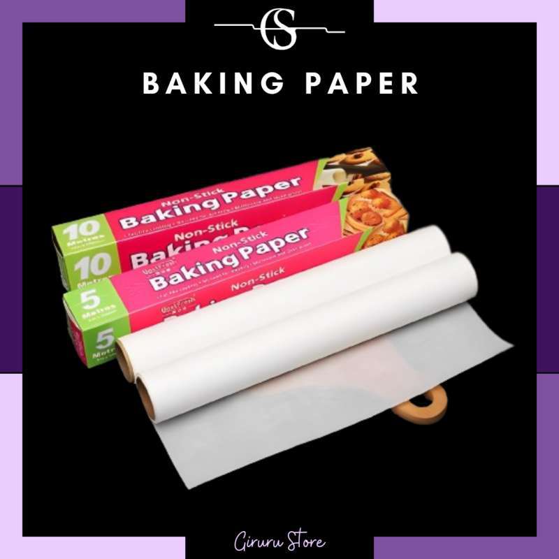 Jual Baking Paper Kertas Minyak Baking Kertas Roti Alas Roti Silicone ...