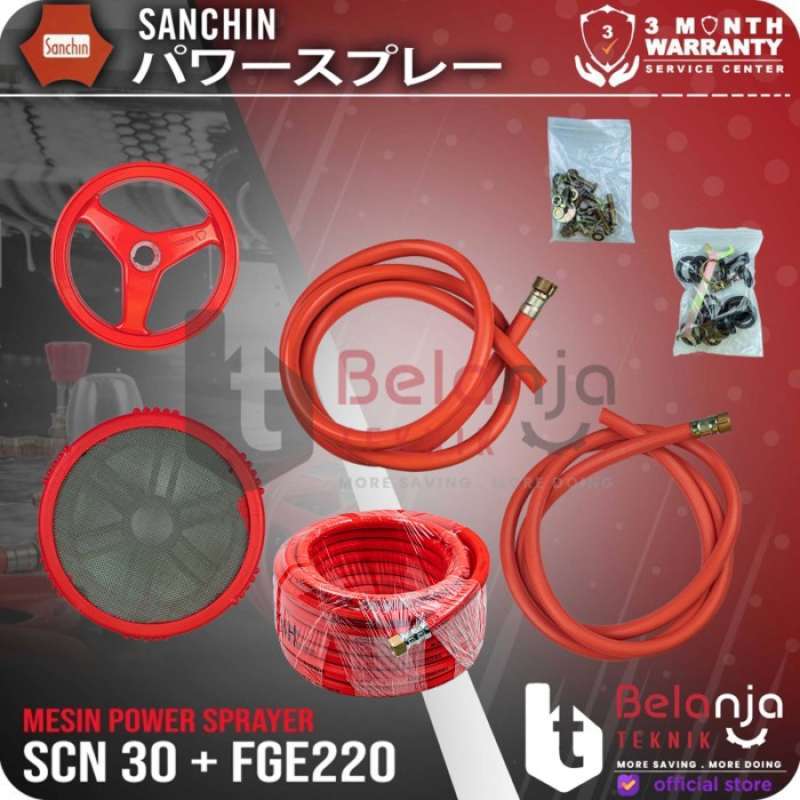 Promo Sanchin Power Sprayer Scn 30 Steam + Engine Firman Sfe 200 Fi 6.5 ...