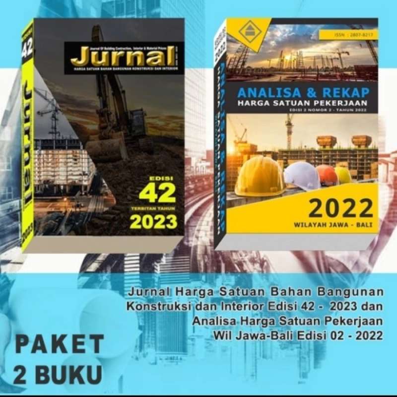 Promo Buku Jurnal Harga Satuan 2023 + Ahsp 2023 Diskon 23% Di Seller ... Promo Buku Jurnal Harga Satuan 2023 + Ahsp 2023 Diskon 23% Di Seller ...