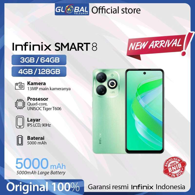 Jual Infinix Smart 8 3/64gb 4/128gb Garansi Resmi Di Seller Global ...