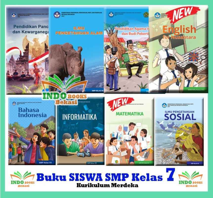 Promo PAKET LENGKAP BUKU SMP KELAS VII / 7 KURIKULUM MERDEKA (BUKU SISWA) Diskon 28% di Seller ...