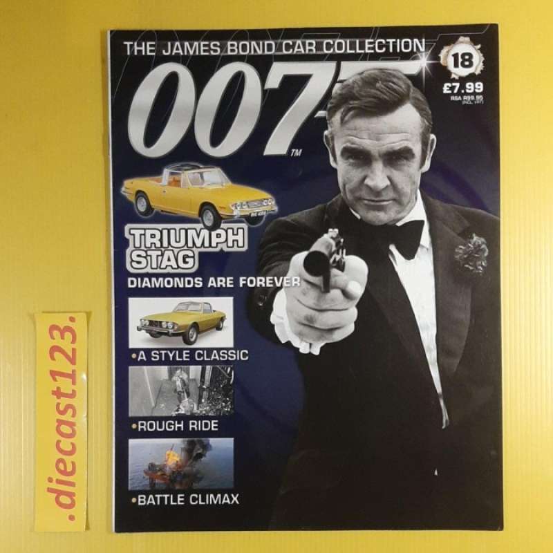 Promo #18 Triumph Stag James Bond Car Collection Magazine Diskon 28% Di ...