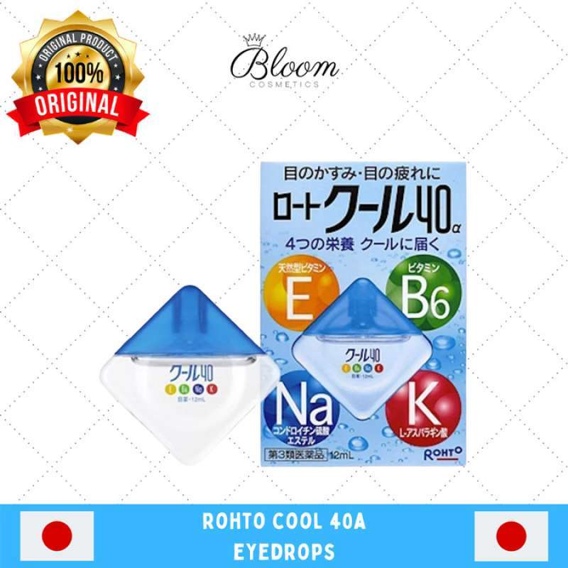 Jual Rohto Cool 40a Cooling Eye Drops 12ml Original Japan di Seller ...