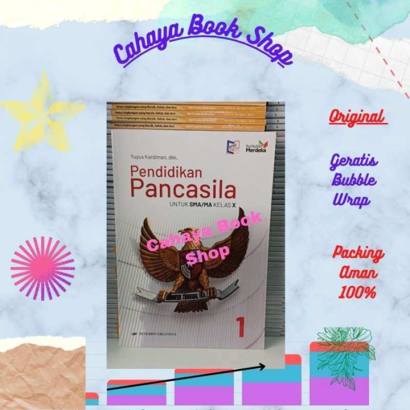 Promo Buku Pendidikan Pancasila Kelas X.10 Sma Kurikulum Merdeka Erlangga Diskon 27% Di Seller ...