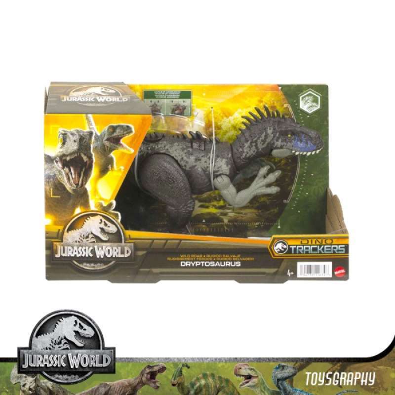 Promo Jurassic World Dino Trackers Wild Roar Dryptosaurus Dinosaurs ...