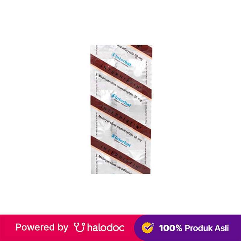 Jual Interhistin 50 Mg 10 Tablet Di Seller Apotek Halomedika Bungur ...