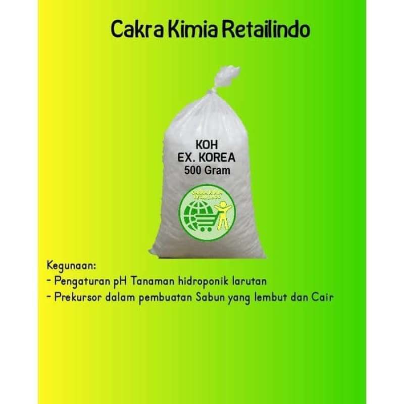 Promo Koh / Potassium Hydroxide Netto 500 Gram Ex Unid Korea Diskon 23% ...
