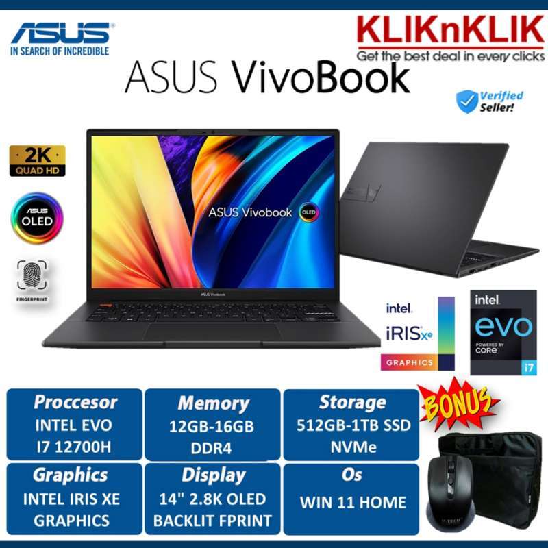 Promo Asus Vivobook S 14x S5402za Intel Evo I7 12700h 12gb 512gb Iris ...