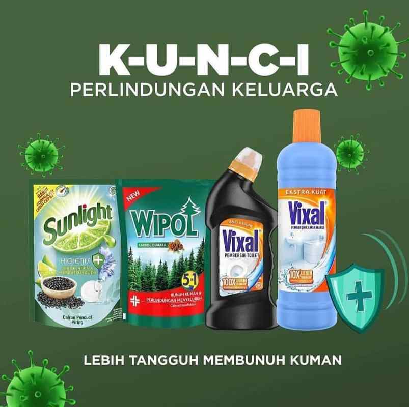 Promo Wipol Karbol Lemon Cairan Pembersih Lantai [200 Ml] Isi 3 Pcs ...