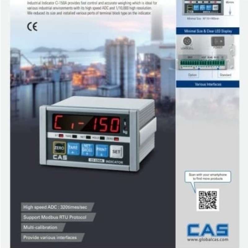 Promo CAS indicator CI-150A plus Analog 4-20MA / indicator CAS CI150A Diskon 23% di Seller CV ...