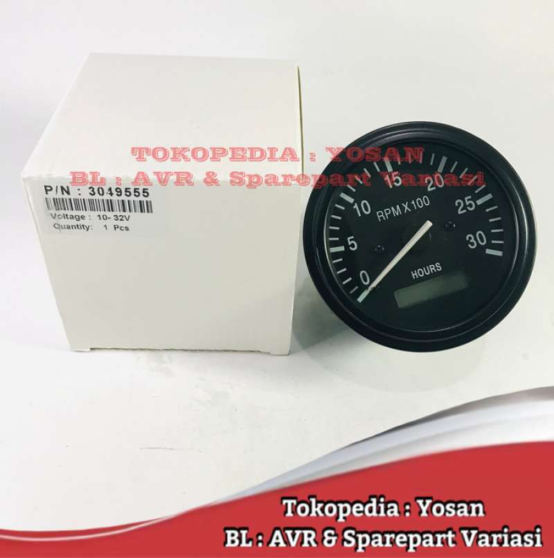 Promo TACHOMETER RPM GAUGE 3049555 VDO RPM METER Diskon 23% di Seller ...