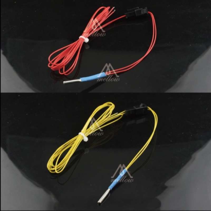 Promo Mellow 1m Ht-ntc100k Ohm Thermistor High Temperature Ntc-3950 ...