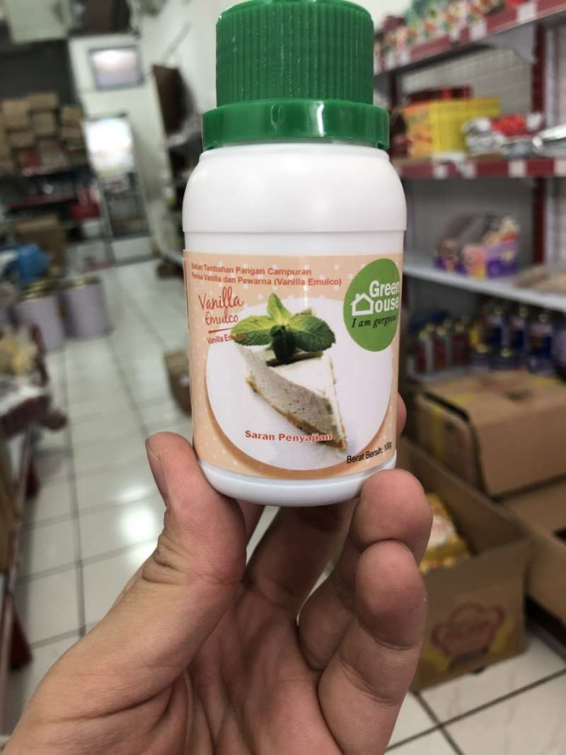 Promo Greenhouse Vanilla Flavour 100 G Super Vanila Emulco Liquid ...