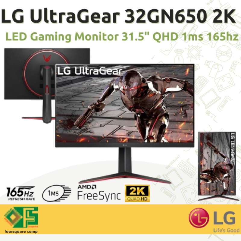 Promo Lg Ultragear 32gn650 Led Gaming Monitor 32 Inch 2k 165hz 1ms ...