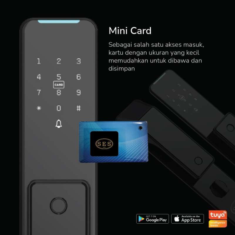 Jual Kunci Digital Smart Wifi Door Lock Ses Sl2 Di Seller Delux ...