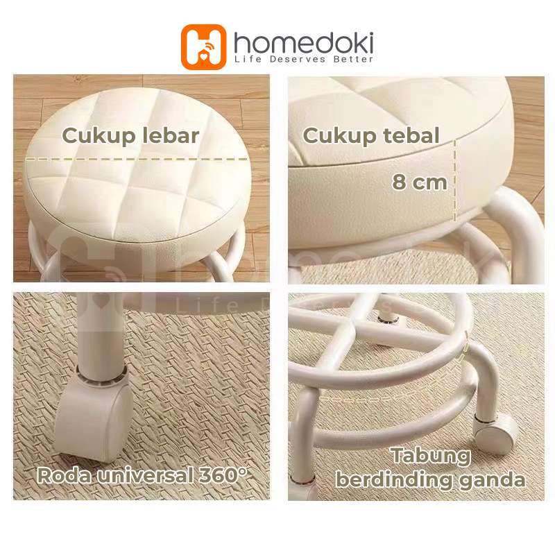 Promo Homedoki Kursi Santai / Kursi Bulat / Kursi Kecil / Kursi Bundar ...