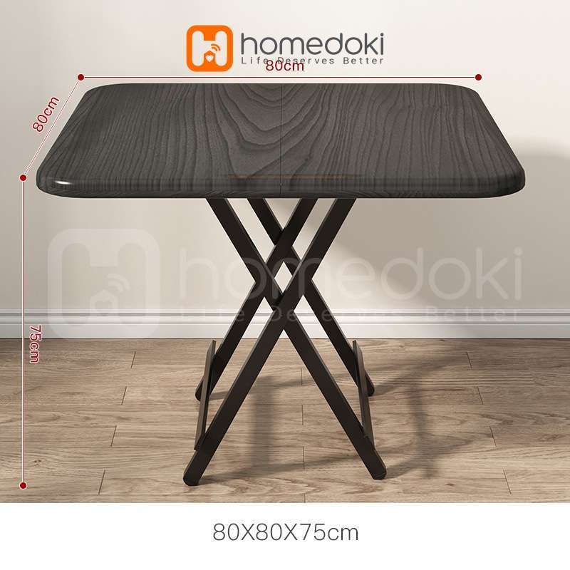 Jual Homedoki Meja lipat minimalis/ Meja Makan Lipat / Meja Lipat Kayu / Meja Makan Portable ...