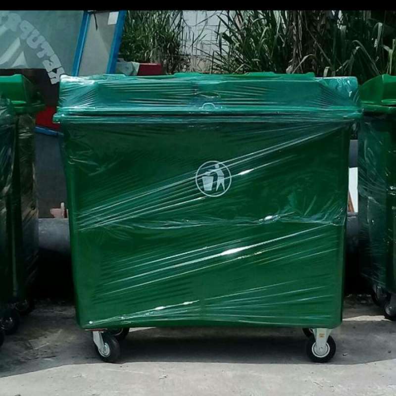 Promo tempat sampah fiberglass sulo atau roda besar ukuran 660L KSc02 ...