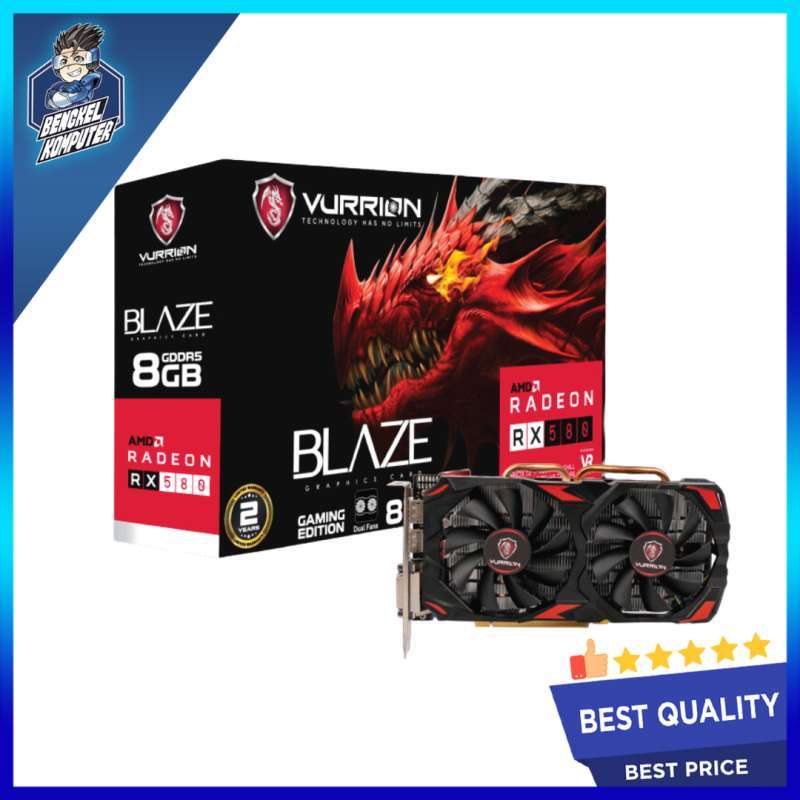 Jual Vga Vurrion Rx 580 8gb Gddr5 256 Bit Di Seller Bengkelkomputerptk ...
