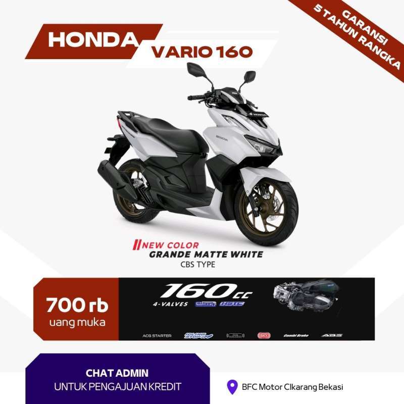Jual HONDA VARIO 160 SERIES - VARIO 160 ABS di Seller BFC Motor ...