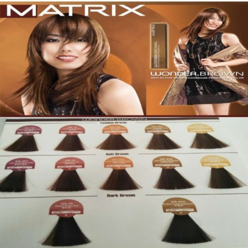Promo matrix wonder brown , cat pewarna rambut matrix warna warni cat ...