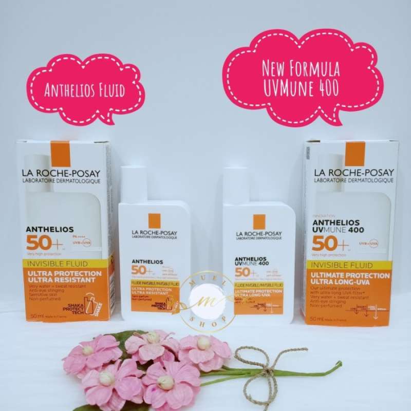 Promo La Roe Posay Anthelios Fluid Uva & Uvb Spf 50+ Pa ++++ Sunscreen ...