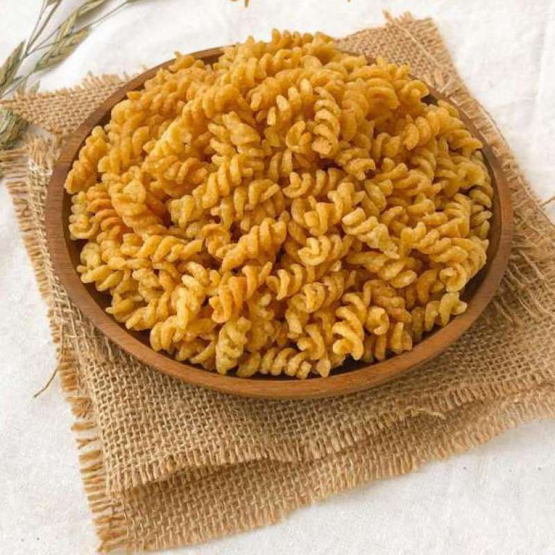 Promo Makaroni Spiral Gurih Aneka Rasa 1Kg Morang Moreng Snack Diskon 6 ...