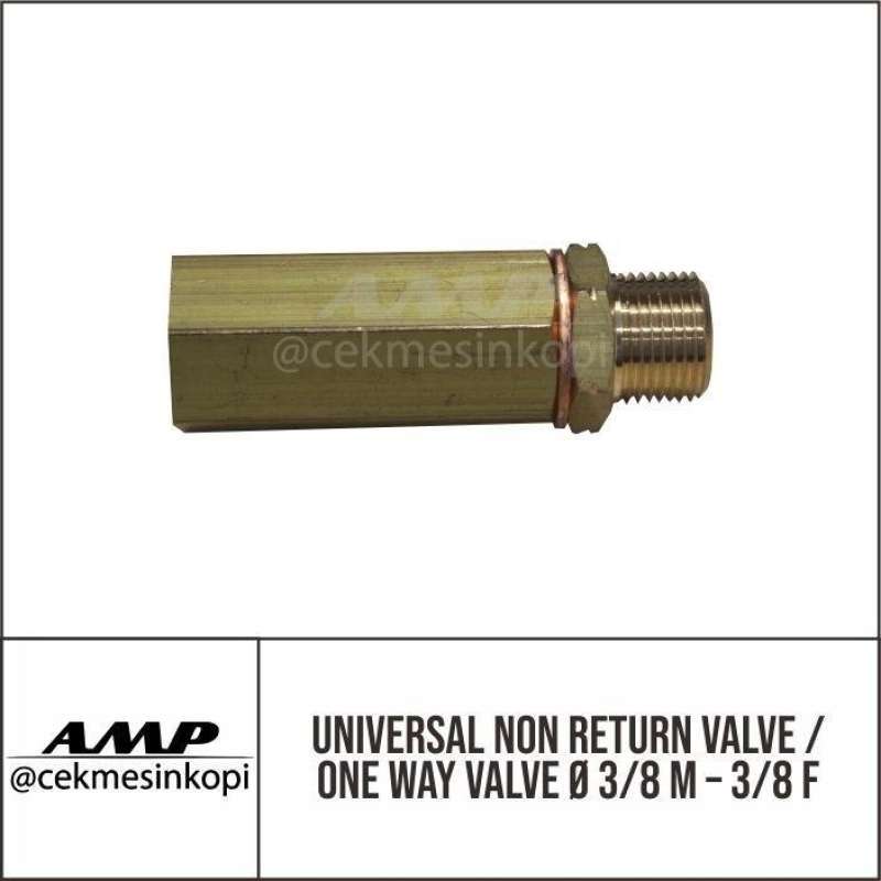 Jual Universal Non Return Valve / One Way Valve Ã 3/8 M â 3/8 F di ...
