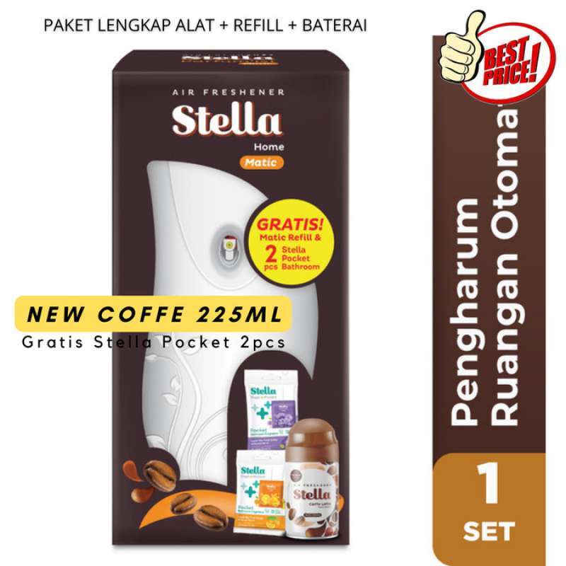 Promo Stella Matic Set Alat + Refill Pengharum Ruangan Semprot Otomatis ...