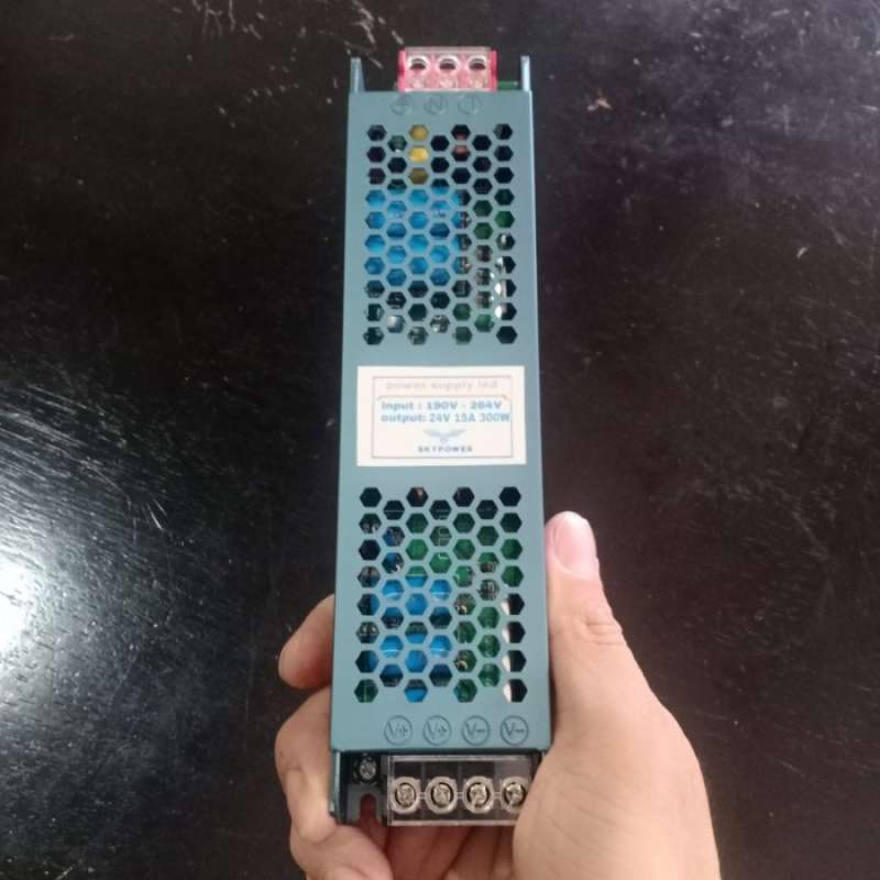 Promo Ultra Thin Led Power Supply 24v 15a 300w Ac Dc Psu Trafo Adaptor ...
