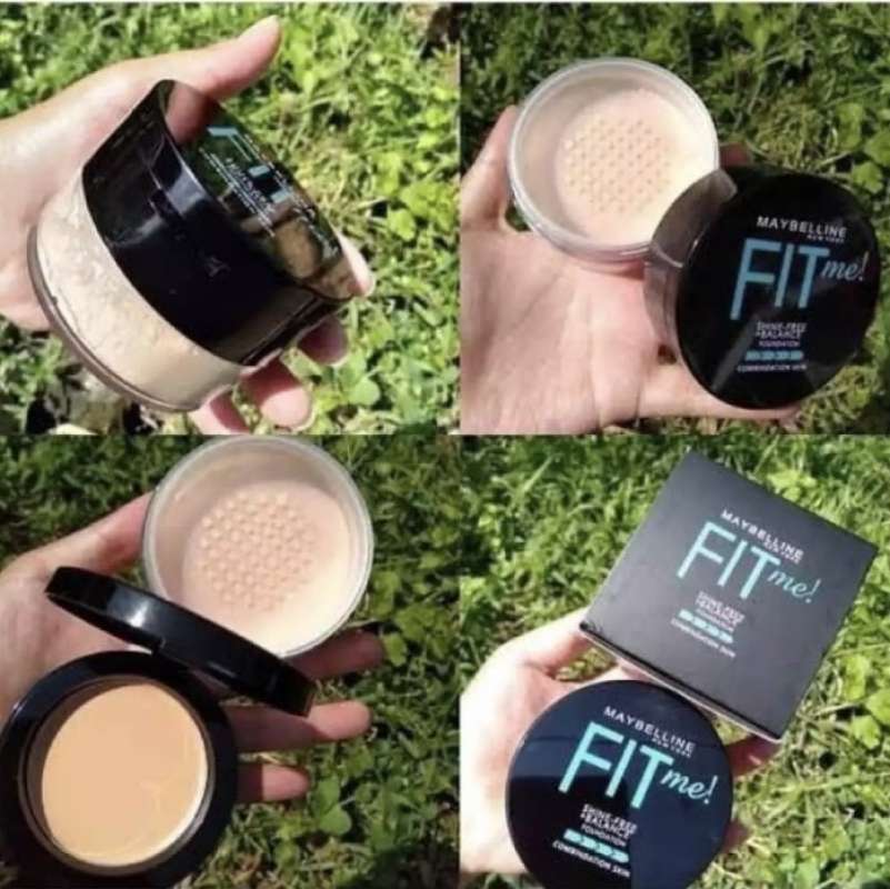 Jual Bedak Tabur Maybelline Fitme 2in1 (Padat+Tabur) di Seller Grand ...