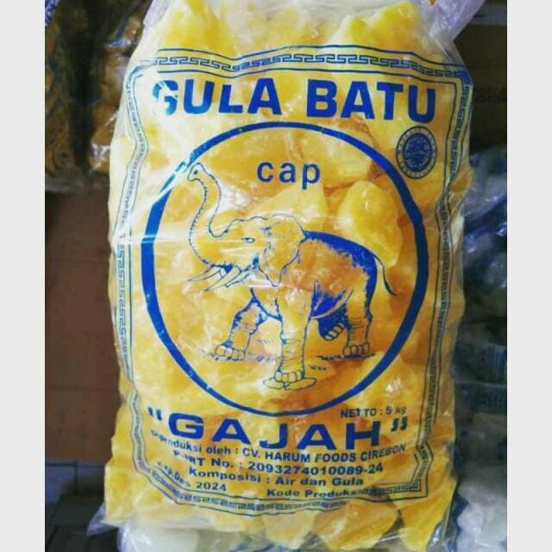 Promo Gula Batu Kuning Khas Cirebon Kemasan 5 Kg Diskon 23% Di Seller ...