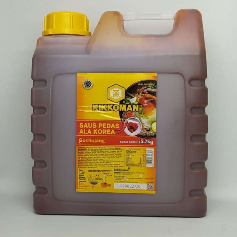 Promo Kikkoman Gochujang 5 Liter Halal Mui Saus Cabai Khas Korea Diskon ...