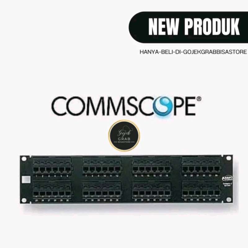 Jual AMP COMMSCOPE PATCH PANEL 48 port CAT6 with MODULAR di Seller ...
