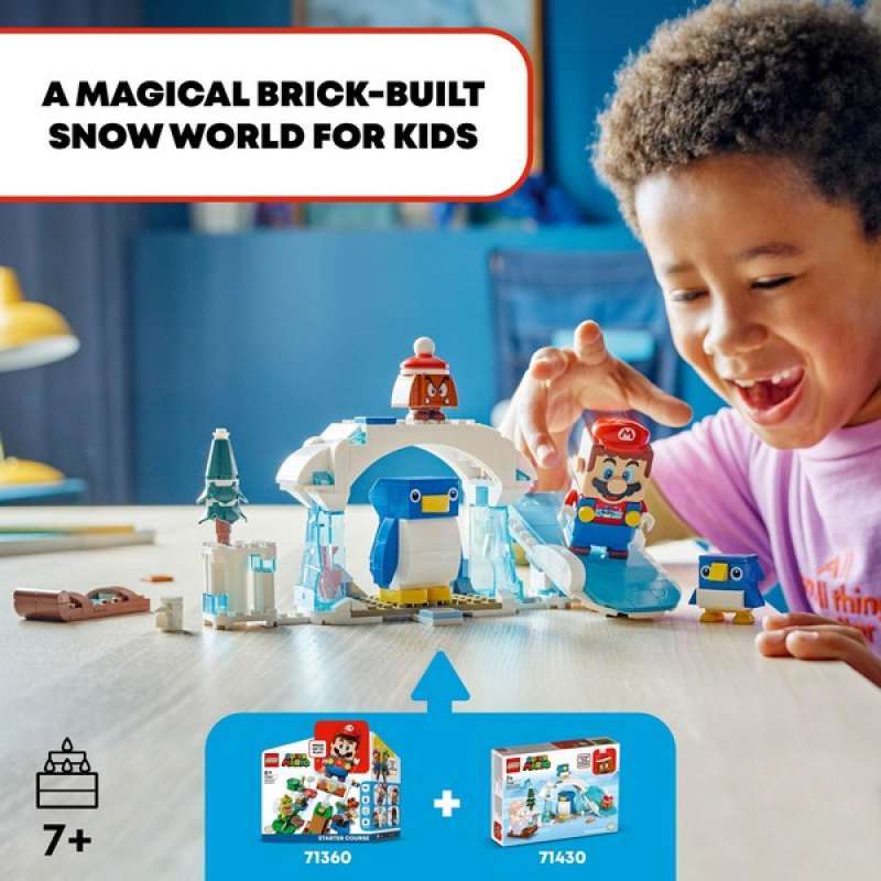 Promo Lego Super Mario 71430 Penguin Family Snow Adventure Expansion ...