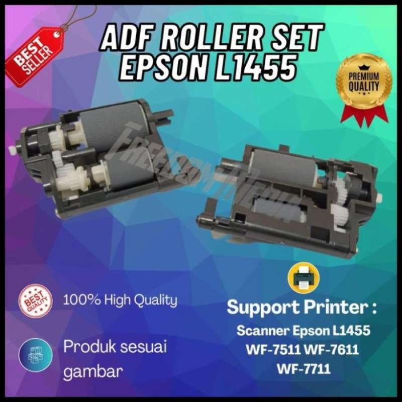 Promo 100% Produk Ori Adf Roller Set Scanner Epson L1455 Wf-7511 Wf ...