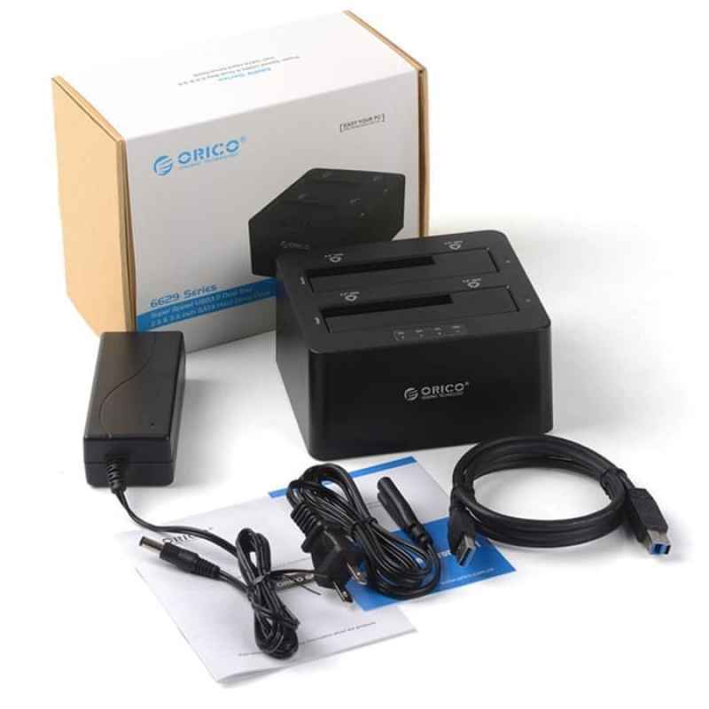 Jual ORICO 6629US3-C USB 3.0 to SATA Dual Bay External HDD Docking ... Jual ORICO 6629US3-C USB 3.0 to SATA Dual Bay External HDD Docking ...