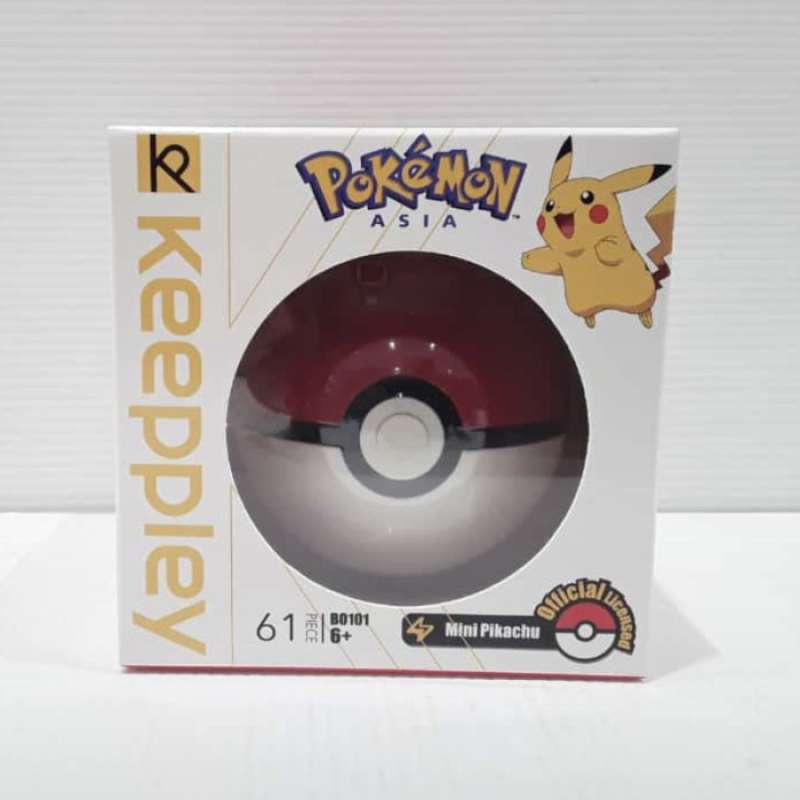 Promo Keeppley Pokemon Pokeball Pikachu Official Licensed Brand Diskon ...