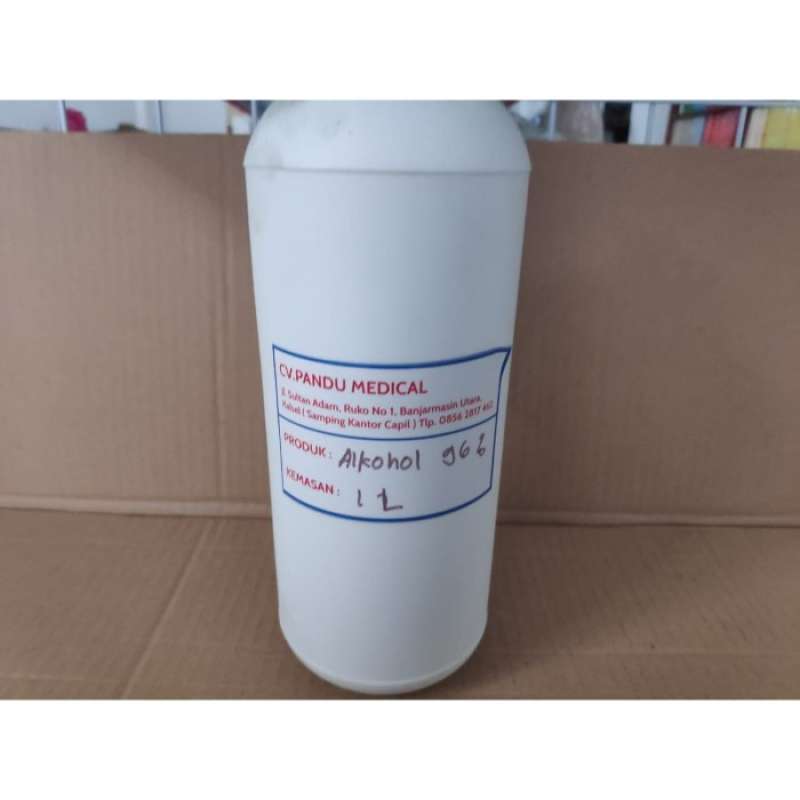 Promo Alkohol 96% Etanol Ethanol 1 Liter Diskon 33% Di Seller Danmart ...